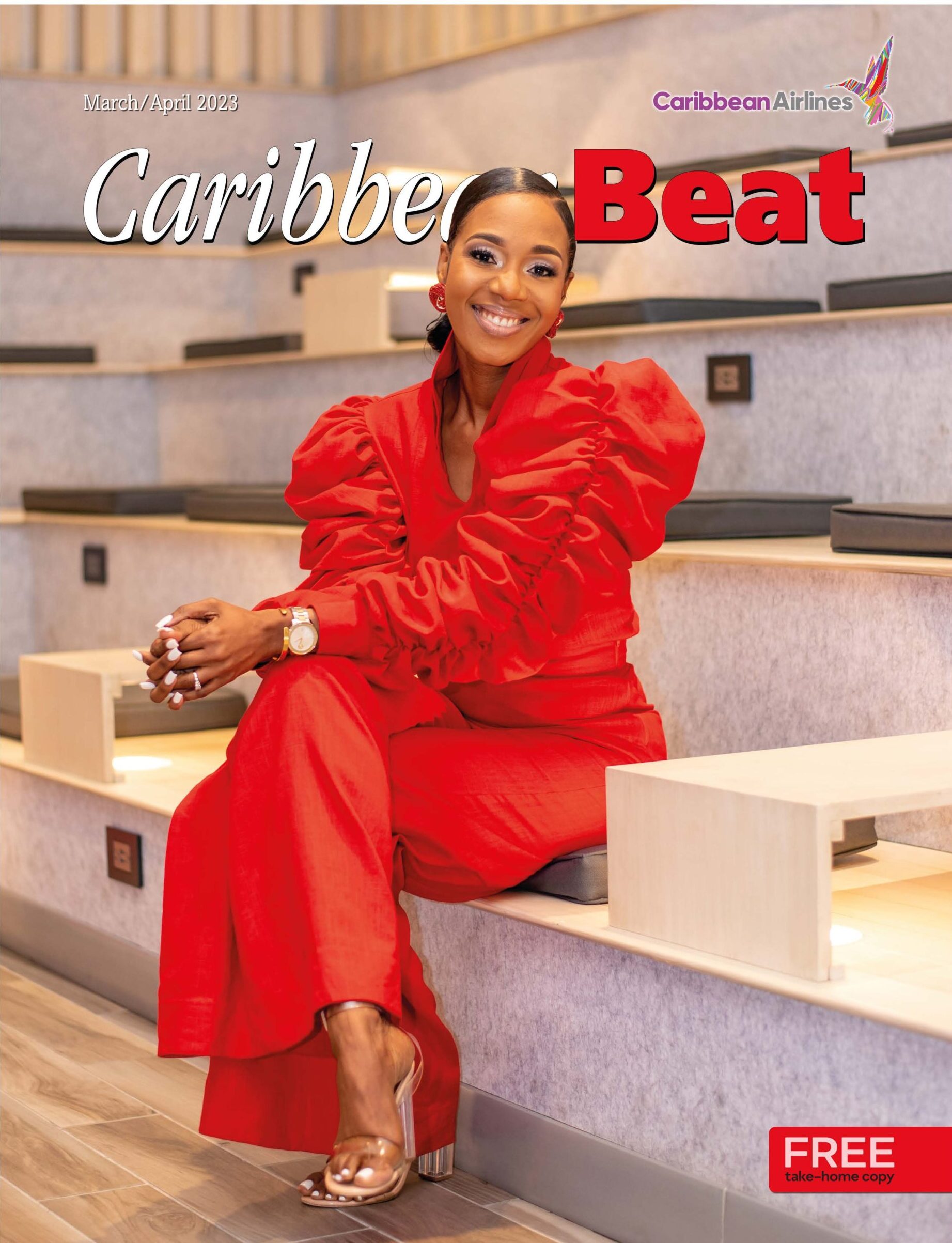 Terri-Karelle ‘lands’ the cover of Caribbean Beat Magazine - Terri-Karelle
